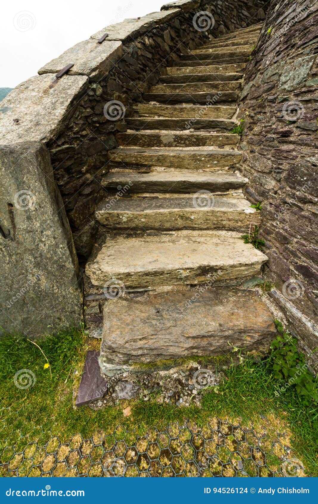 Stone curving staircase stock photo. Image of wall, outdoor - 94526124