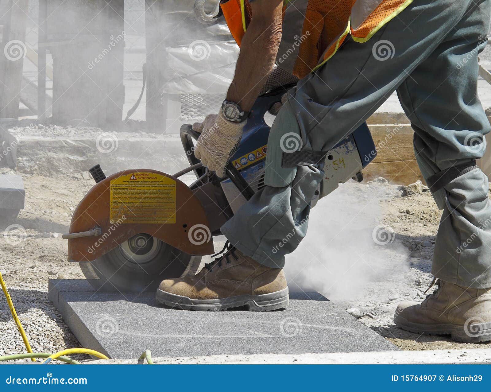 Stone Cutter stock image. Image of labor, paver, tool - 15764907