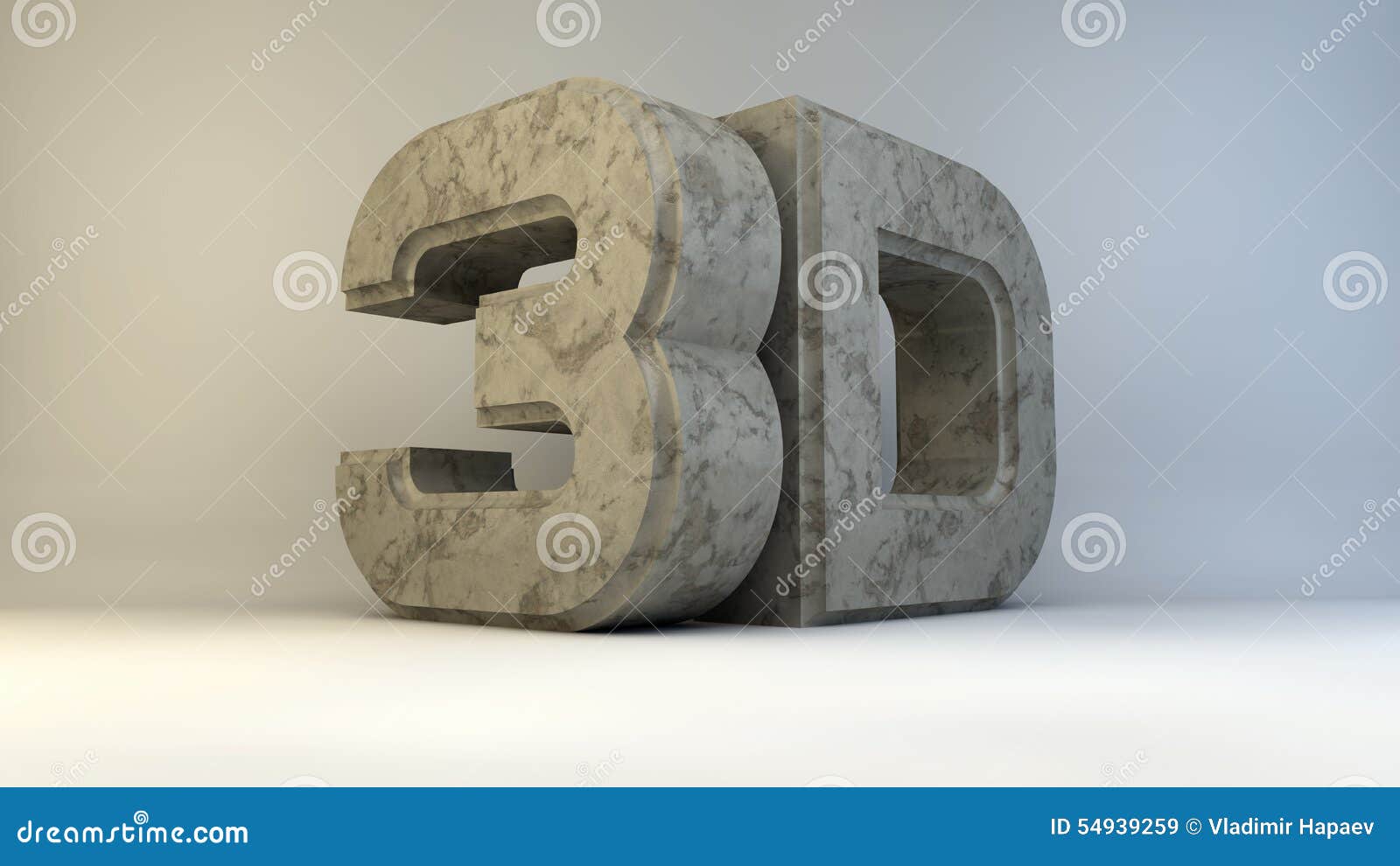 Stone 3D Logo Isolated on White Background with Stock Illustration ...