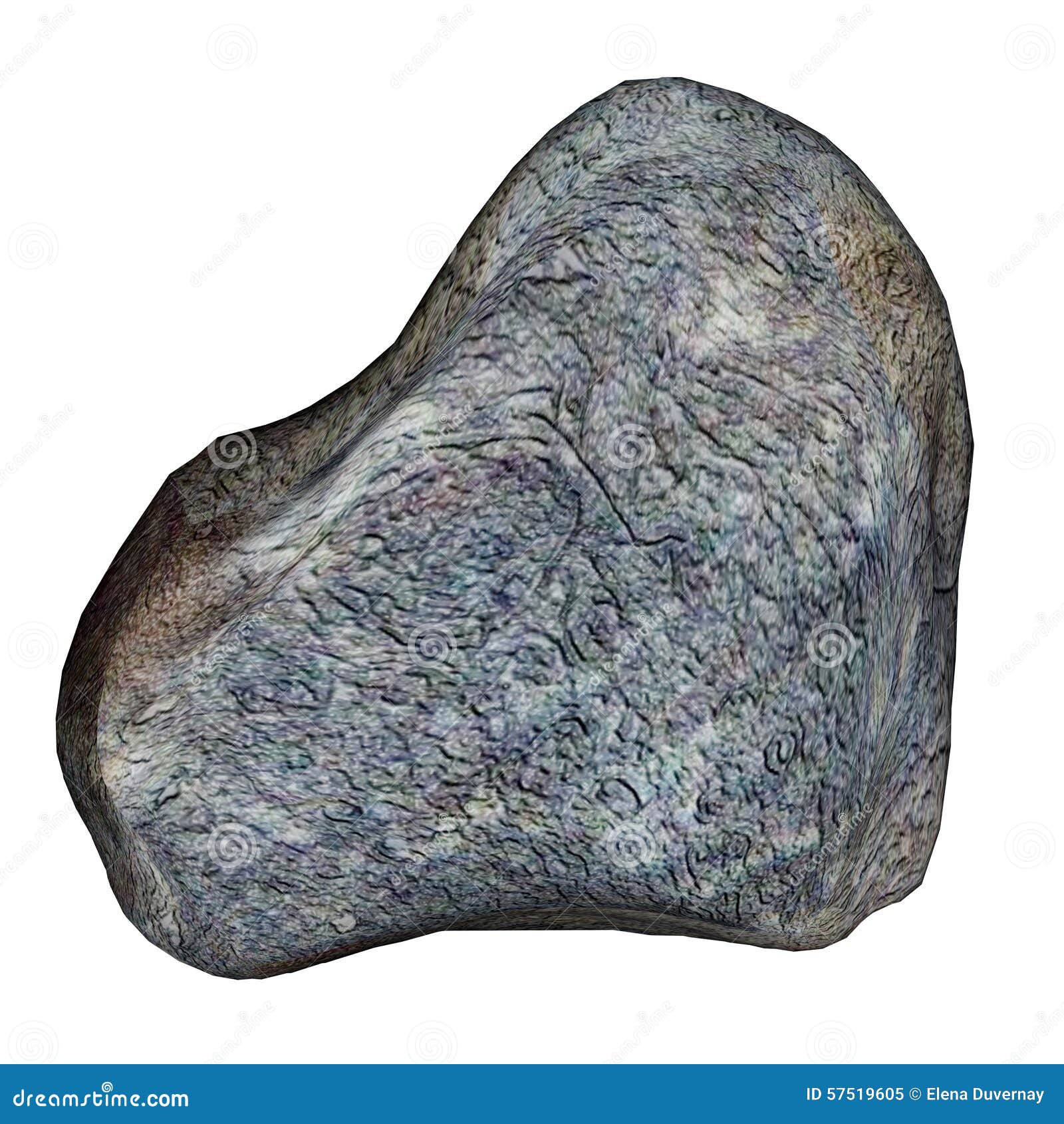 Stone - 3D render stock illustration. Illustration of rock - 57519605