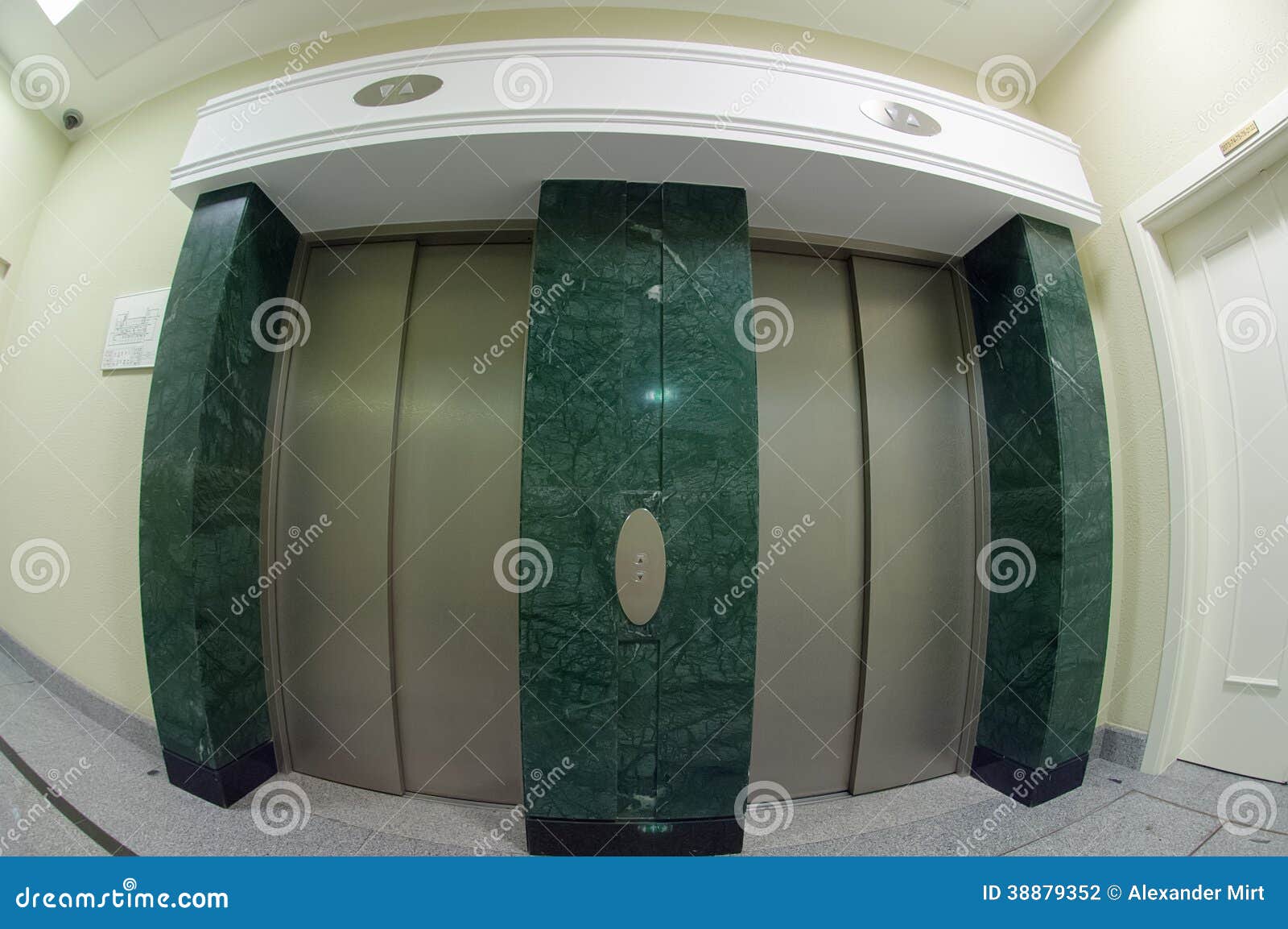 Stone decorated elevator stock photo. Image of entrance - 38879352