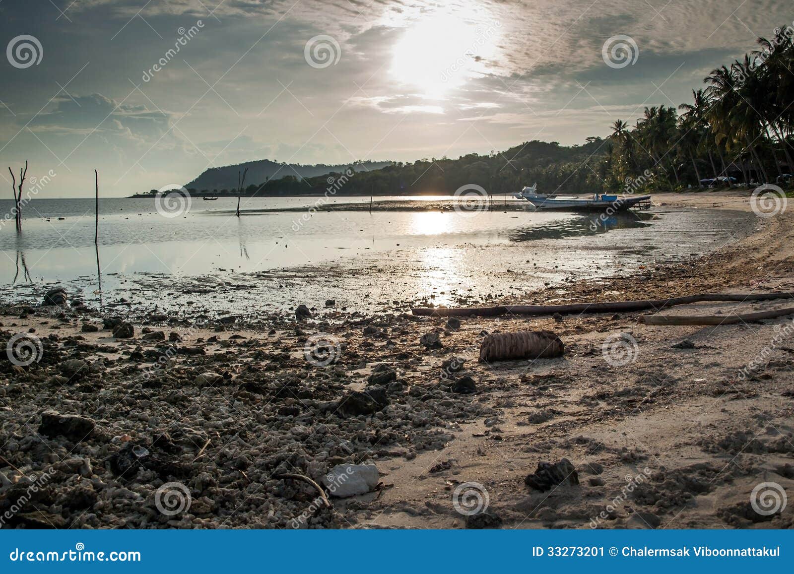 Stone and Dirty Sand on Beach Stock Image - Image of nature, beach ...