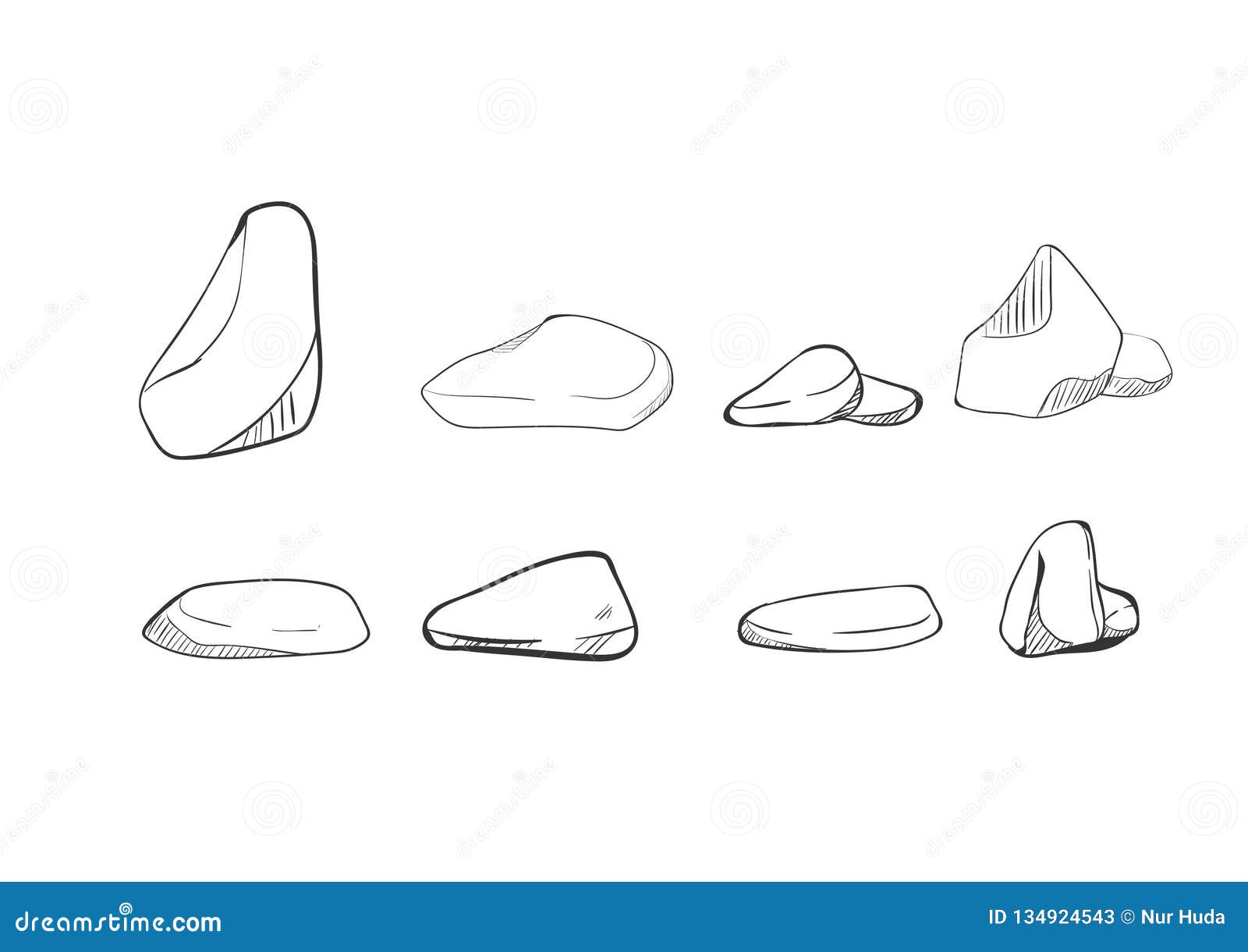 Stone Age Doodle Set Vector Illustration | CartoonDealer.com #200376502