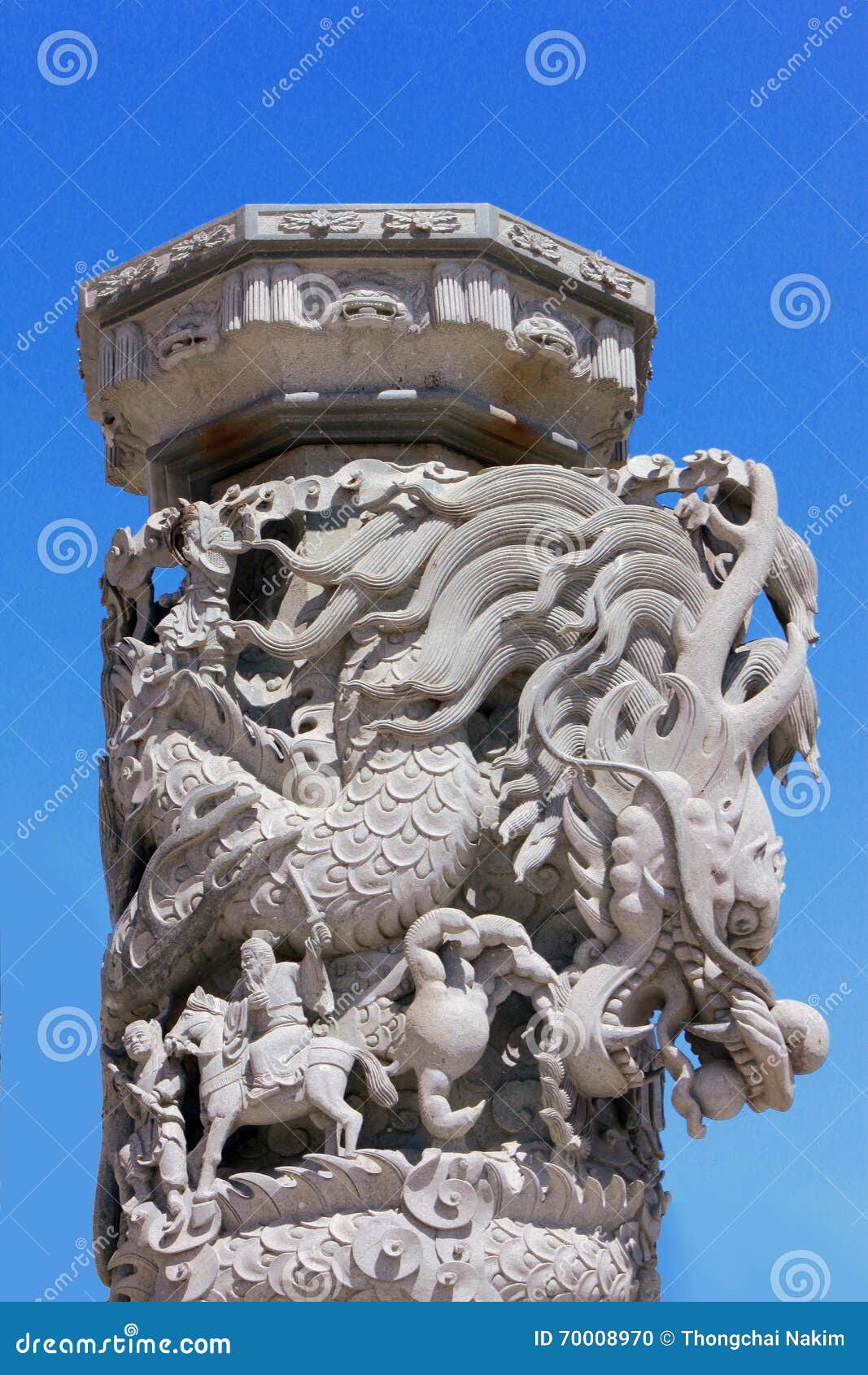 Stone Dragon stock photo. Image of boulder, construction - 70008970