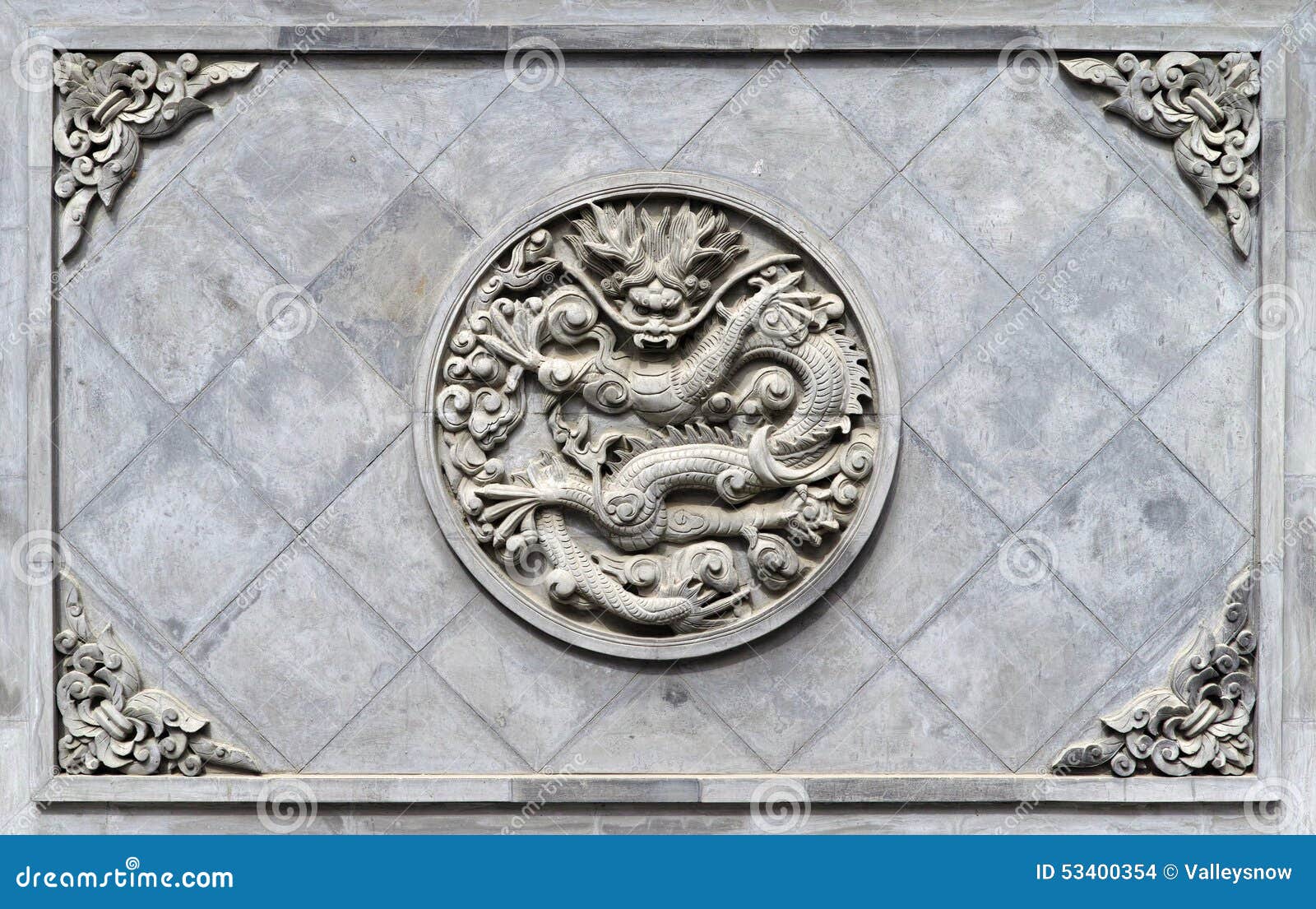 Stone Dragon Statue Forest Background Stock Image | CartoonDealer.com ...