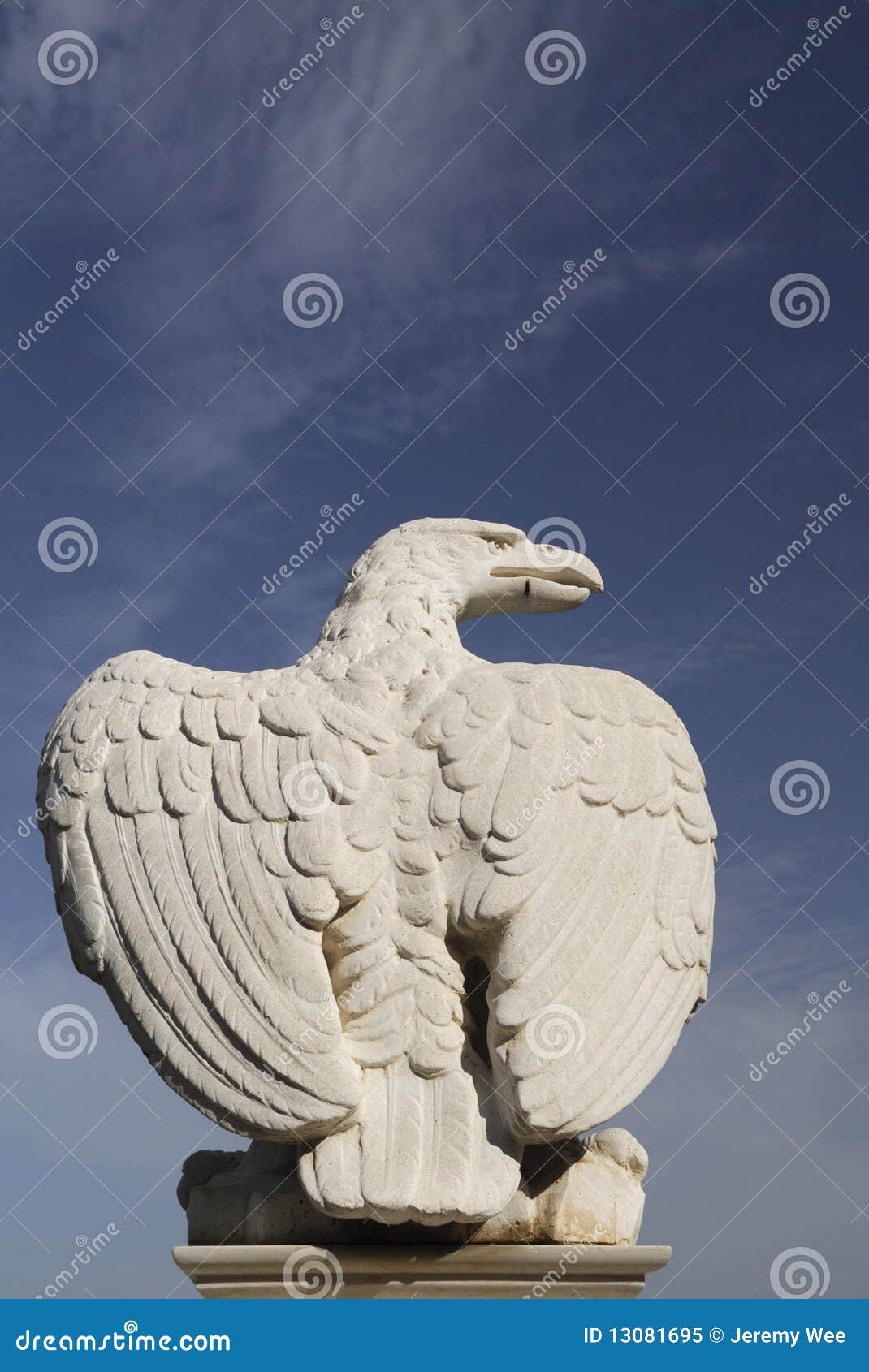Stone eagle stock image. Image of predator, haifa, holy - 13081695