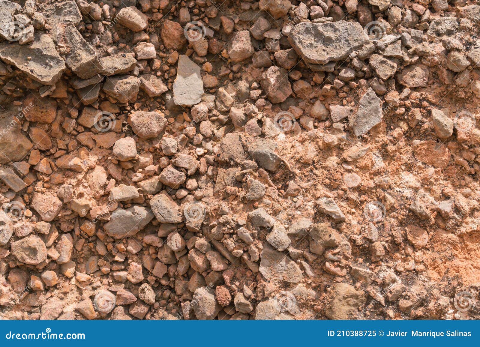 Stone and earth wall stock image. Image of brown, surface - 210388725