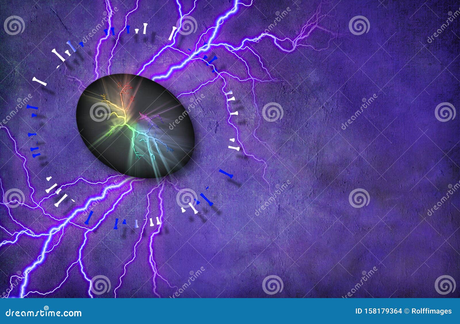 Rock of Power stock illustration. Illustration of power - 158179364