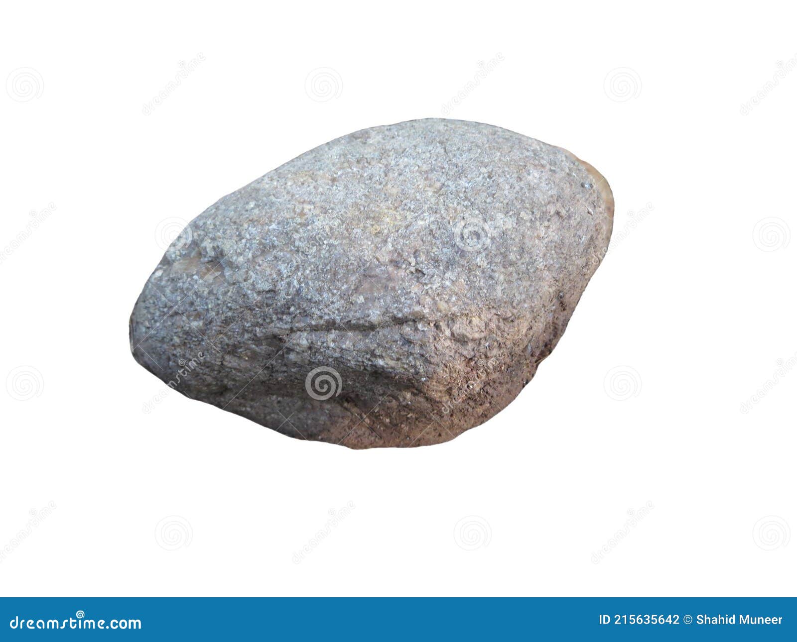 Stone on an Empty Background Stock Photo - Image of color, stone: 215635642