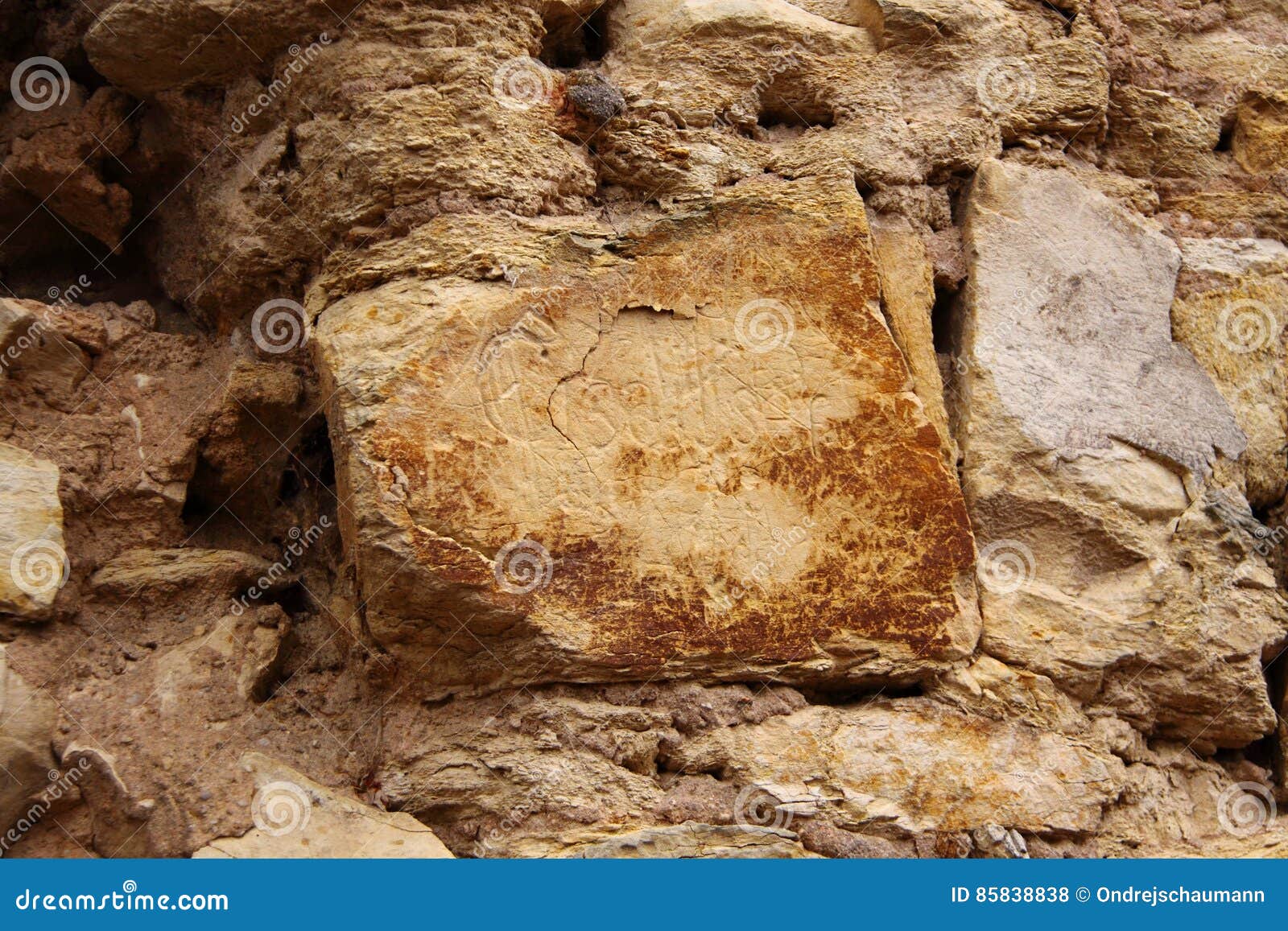 Stone with Engraved Medieval Text Stock Photo - Image of detail, letter ...