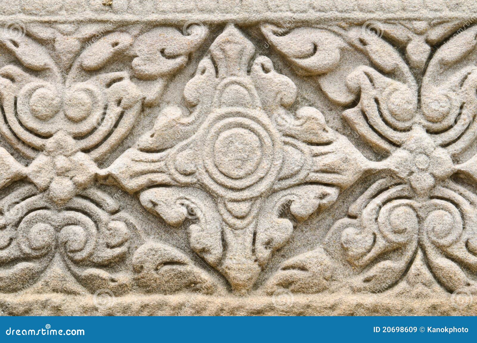 Stone Engraving in Pimai Ancient City Stock Image - Image of building ...