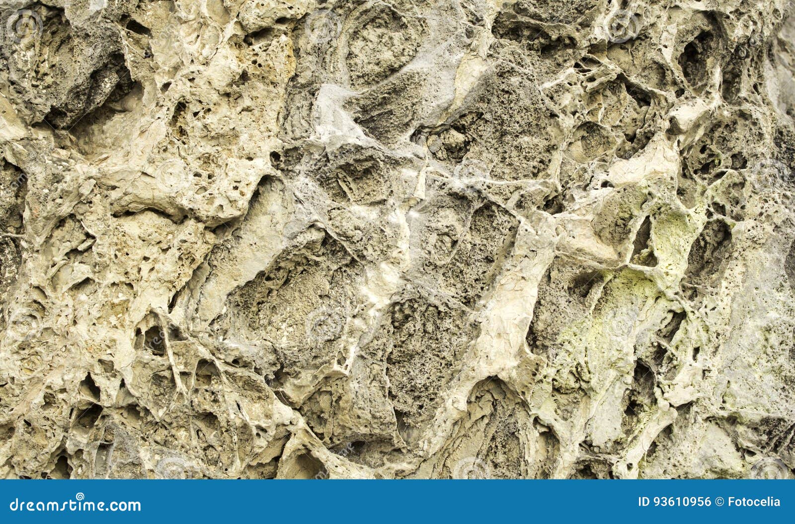 Stone eroded wall stock photo. Image of beach, brown - 93610956