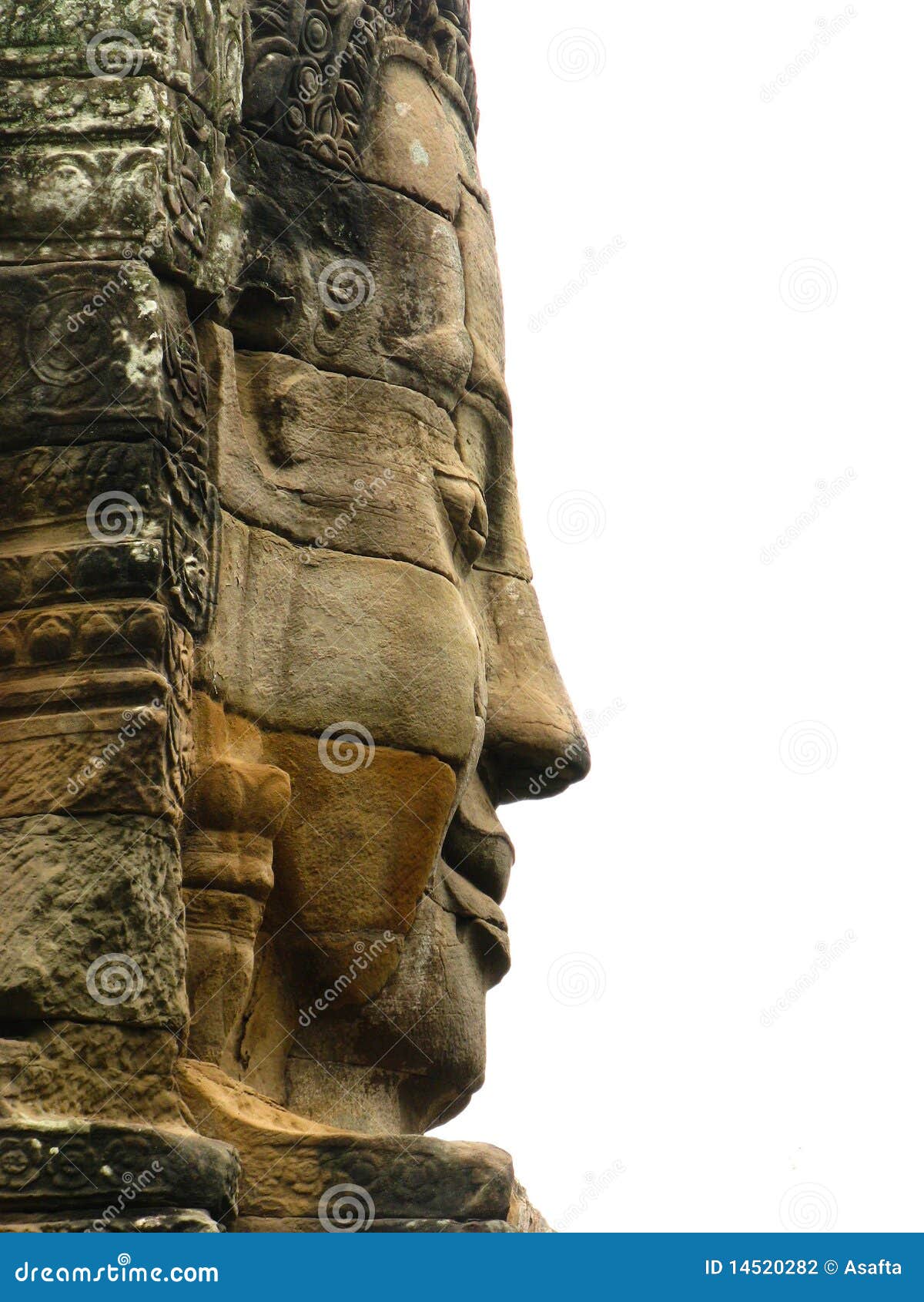 Stone face stock photo. Image of isolated, ancient, gate - 14520282