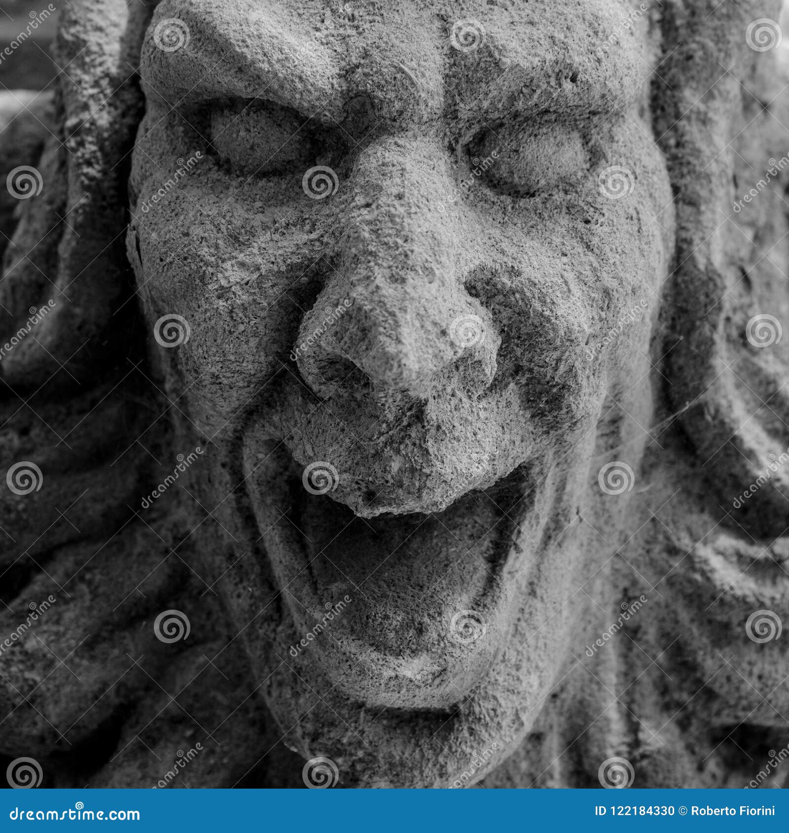 A stone face scream editorial image. Image of misterious - 122184330