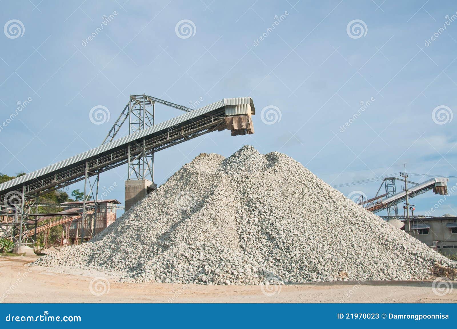 Stone factory stock image. Image of gravel, quarry, cobblestone - 21970023