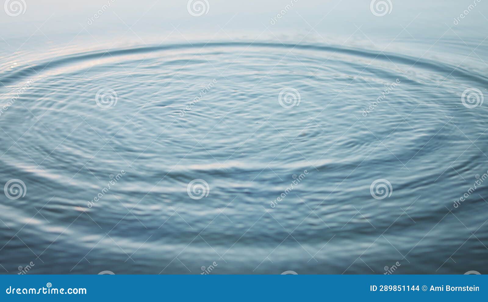 Stone Falling into the Water Creating Ripples on the Surface Stock ...