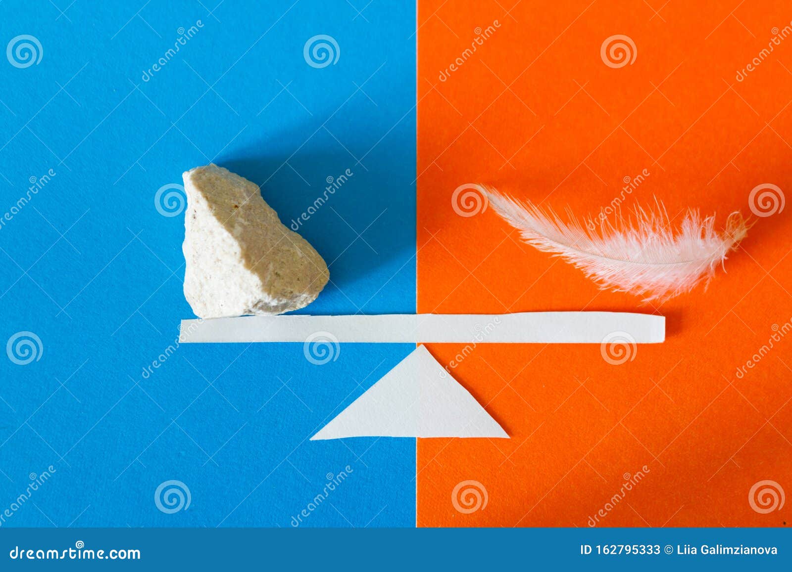 Stone and feather stock image. Image of calm, stone - 162795333