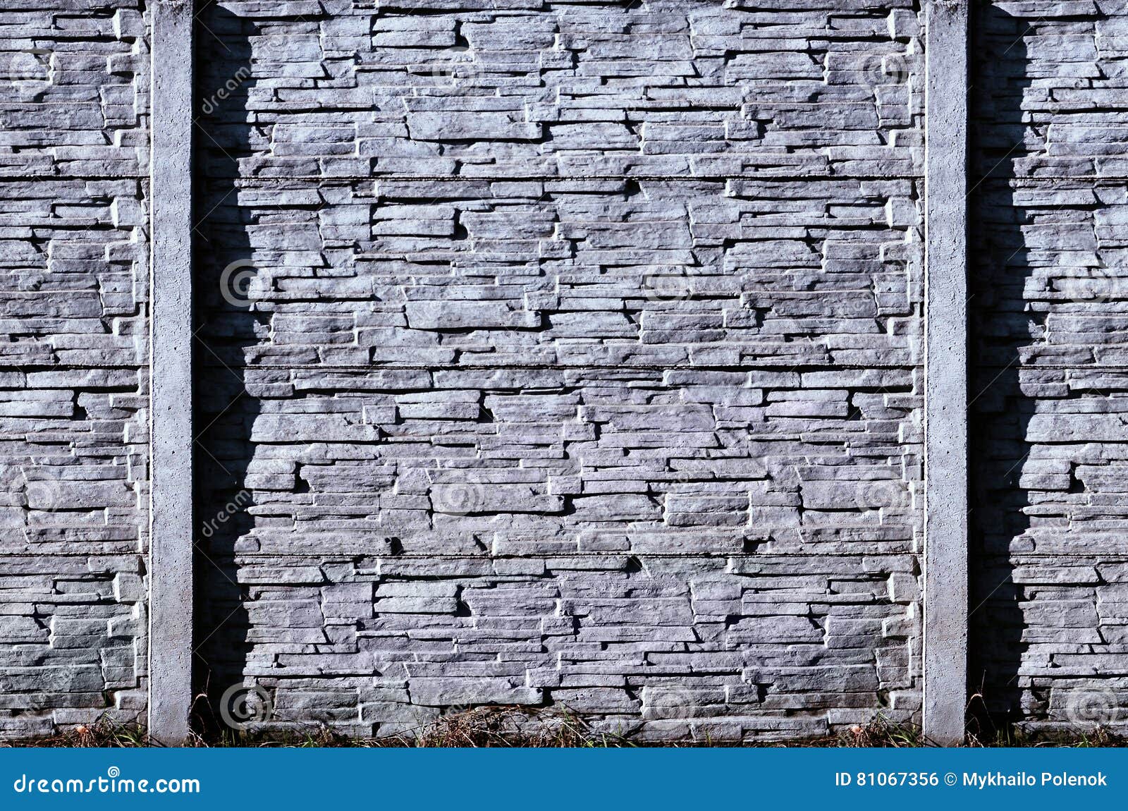 Stone fence texture stock photo. Image of pebble, aged - 81067356