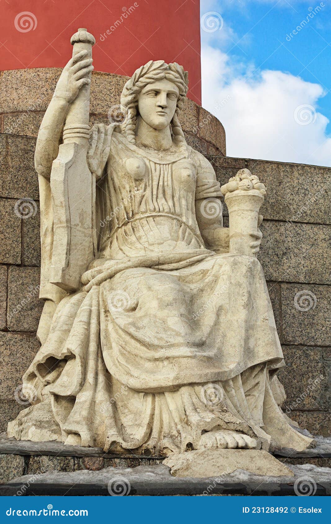 Stone figure stock photo. Image of monument, petersburg - 23128492