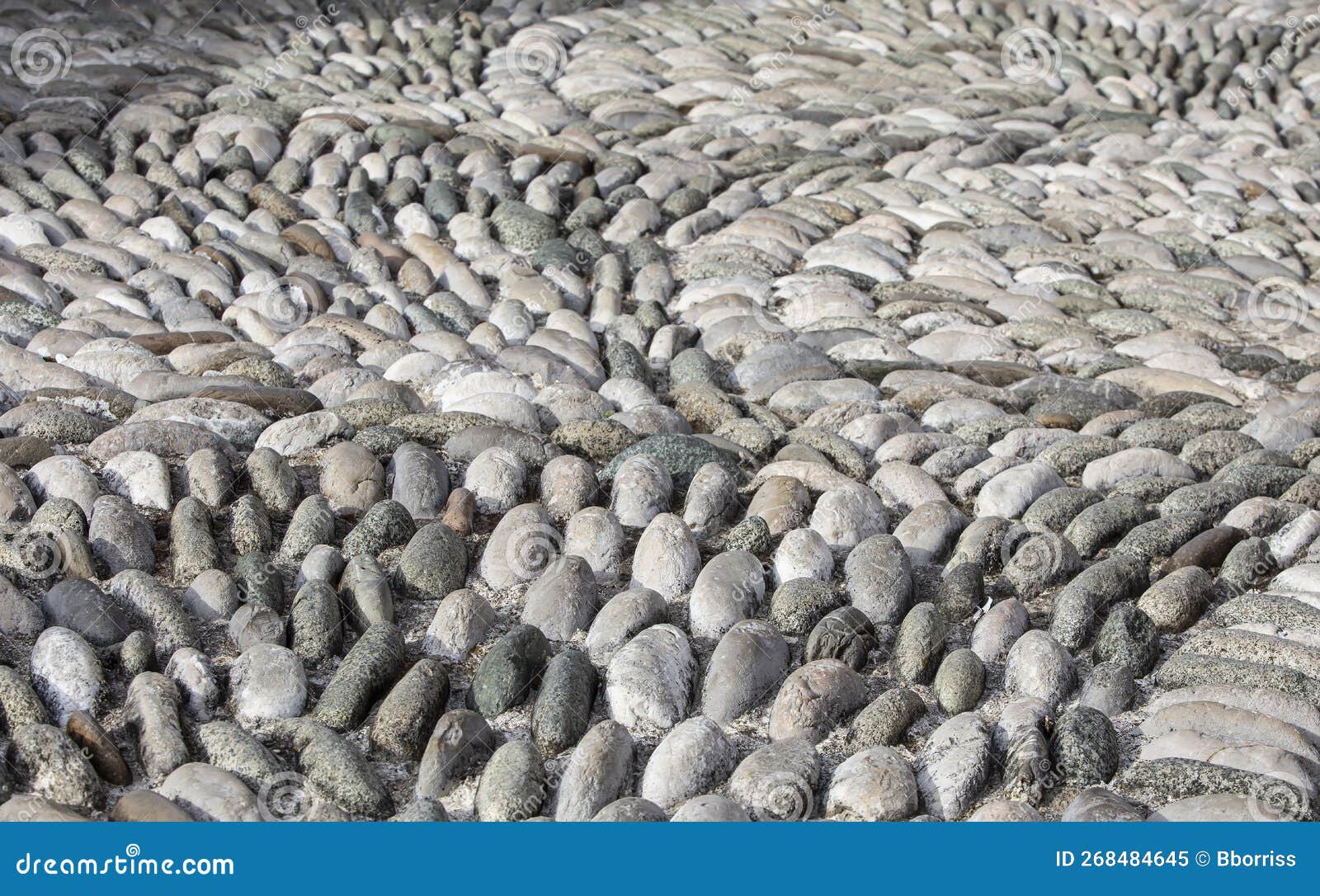 Stone Figured Pavement from Old Stones Stock Image - Image of footpath ...