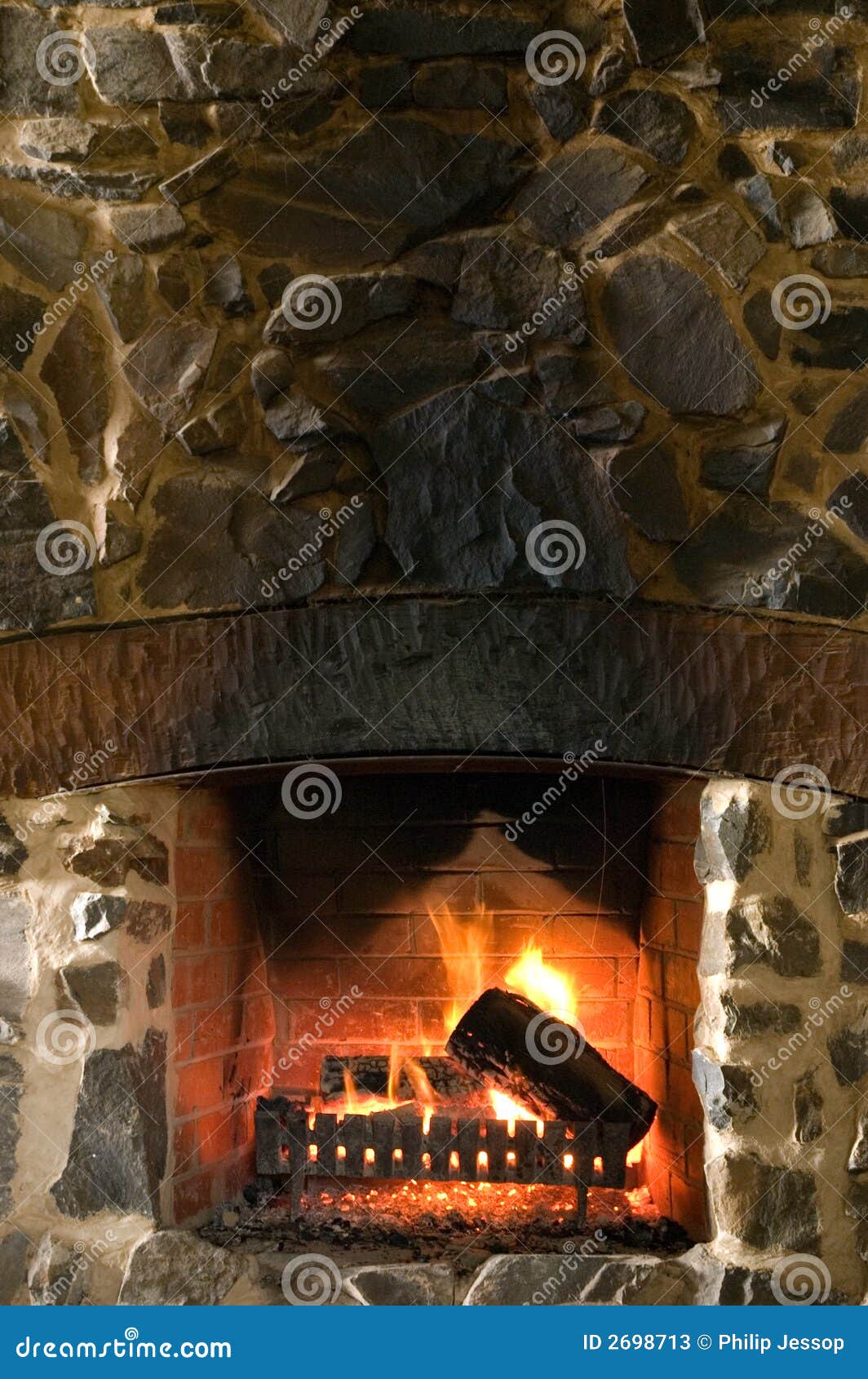 Stone Fireplace stock image. Image of soot, fireplace - 2698713