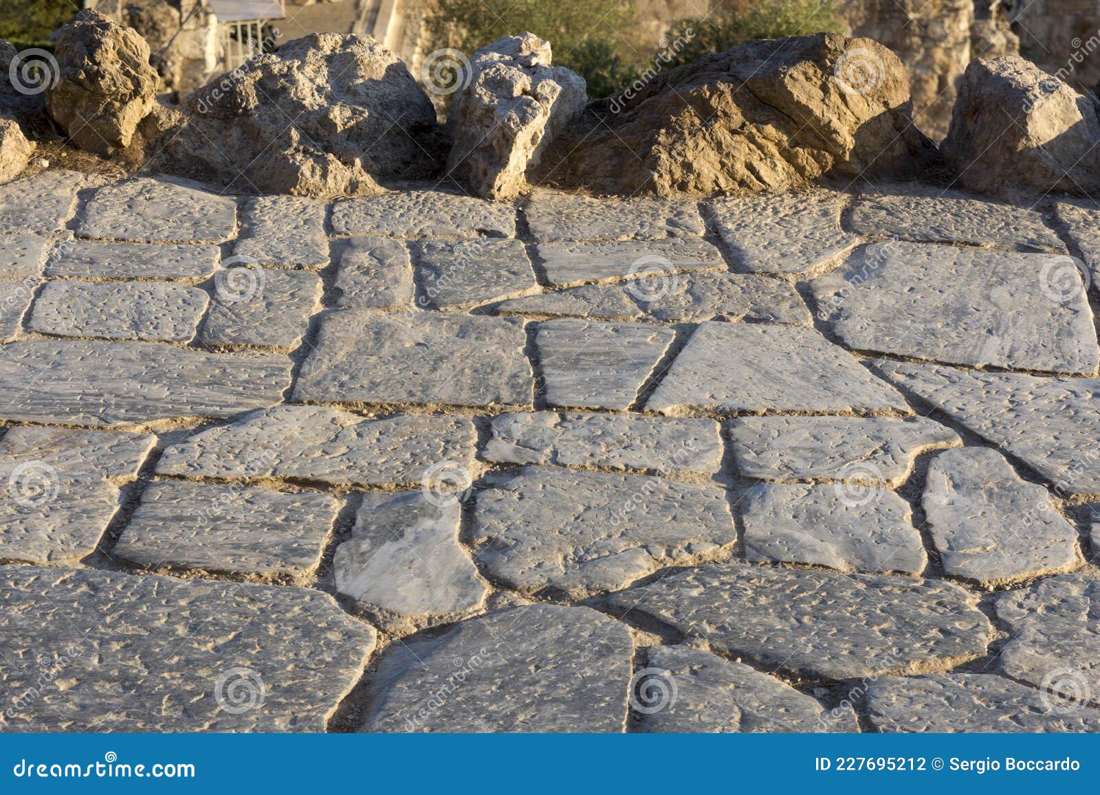 Stone Floor at the Acropolis of Athens Stock Photo - Image of stone ...