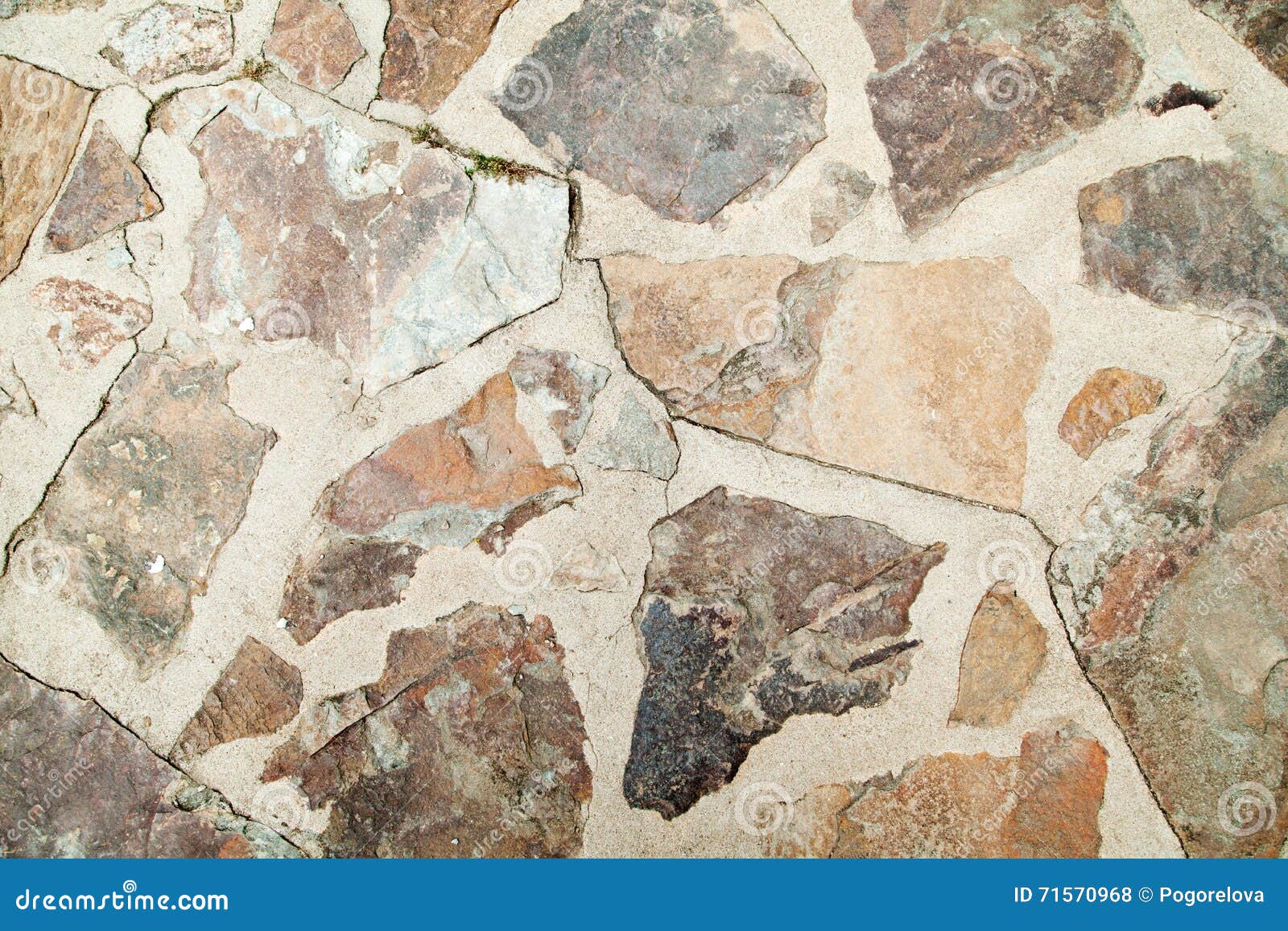 Stone Floor Texture. Mediterranean Stock Photo - Image of coast, ground ...