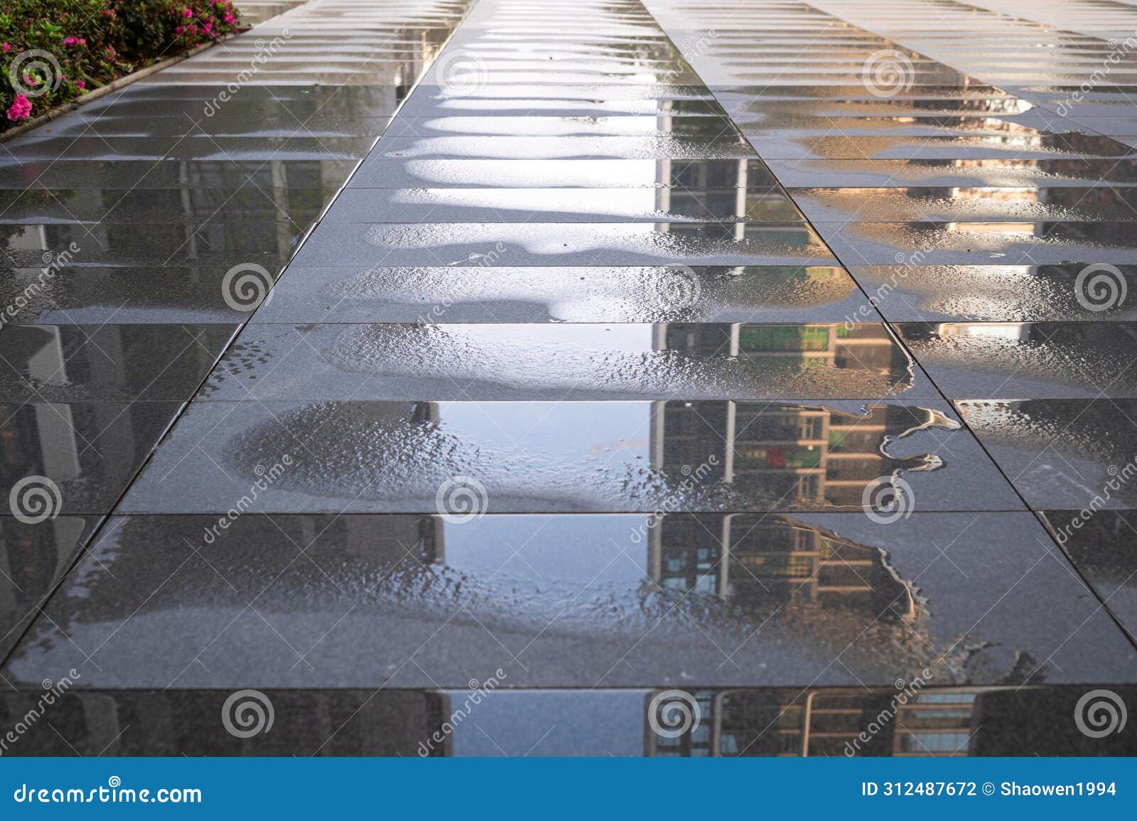 Stone Floor Texture after Rain Stock Photo - Image of sunlight, stone ...