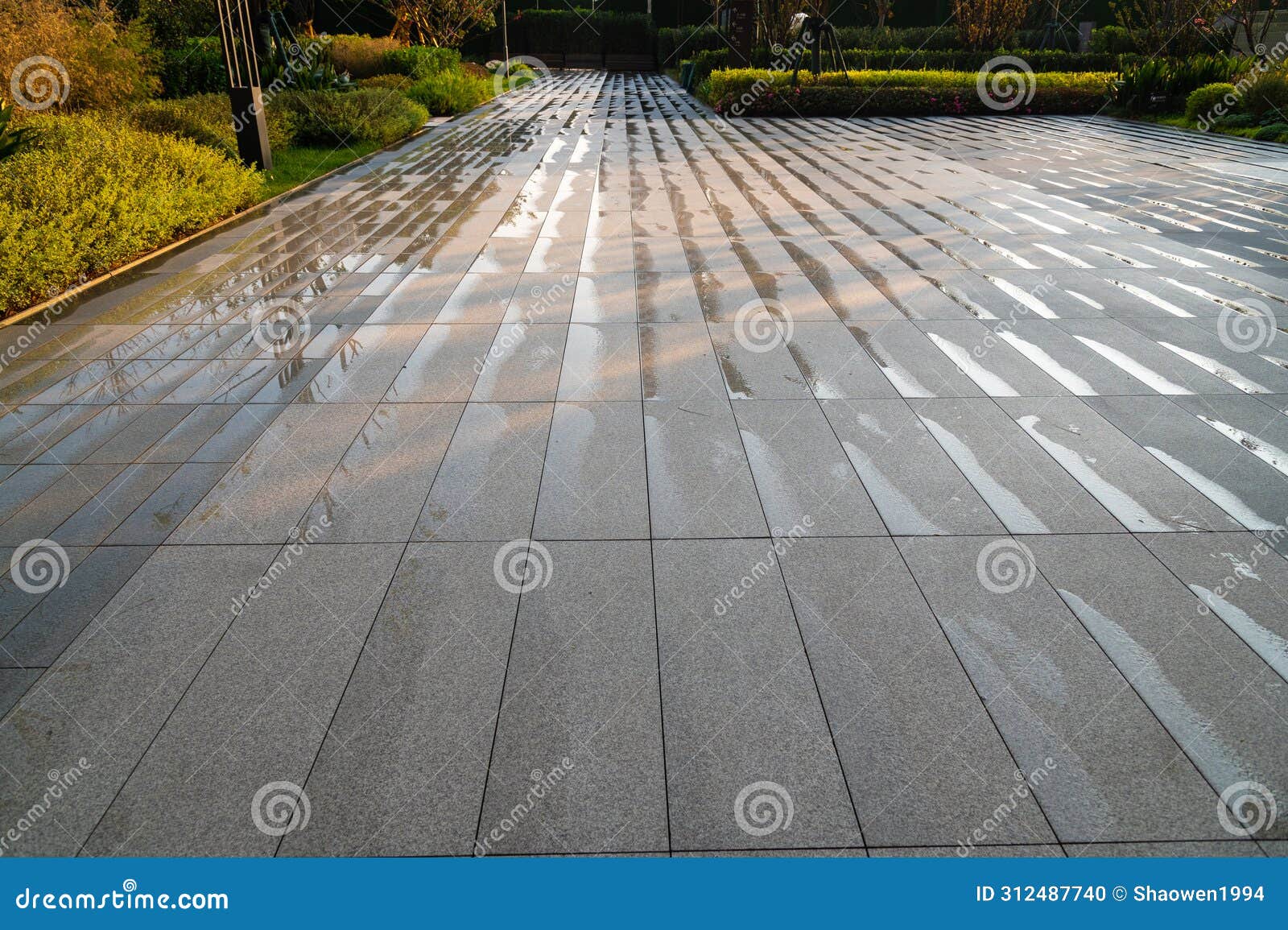 Stone Floor Texture after Rain Stock Photo - Image of pathway, granite ...