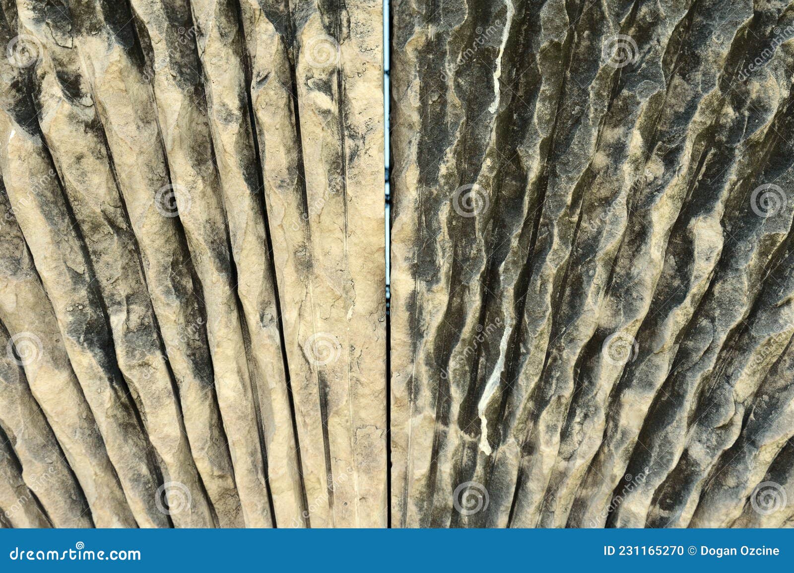 Stone Floor Texture with Wavy Pattern Stock Photo - Image of feature ...