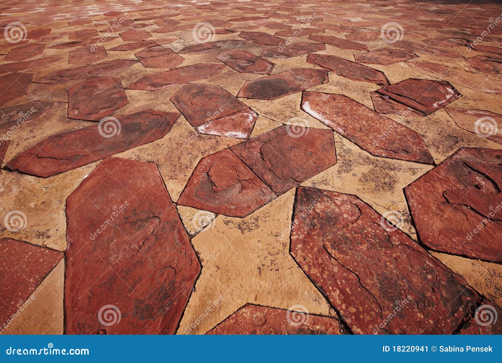 Stone floor tiled pattern stock image. Image of traditional - 18220941