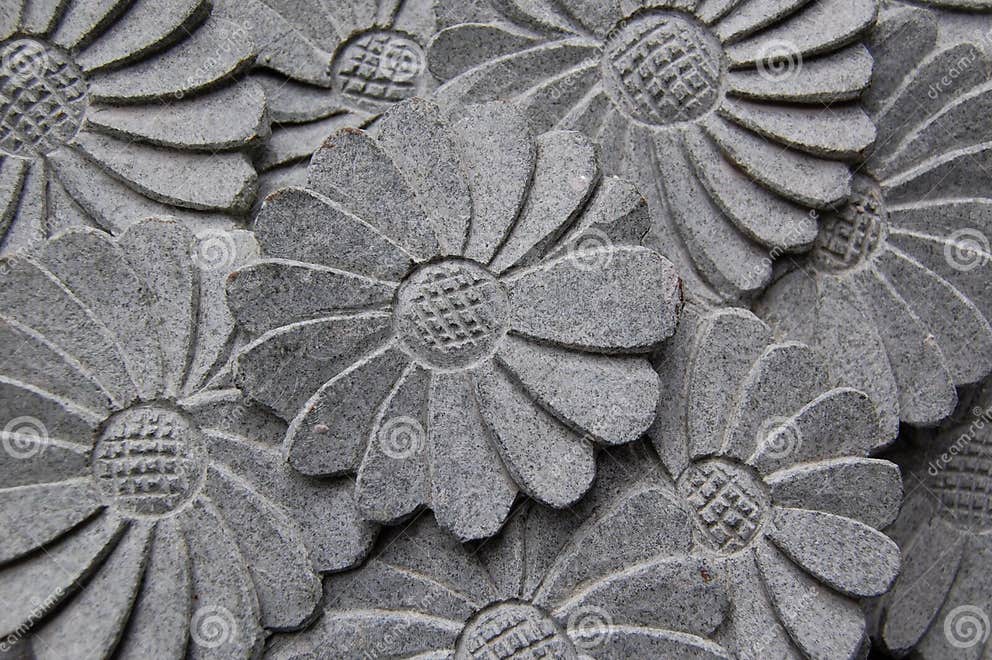Stone Flowers stock photo. Image of flowers, details - 17934316