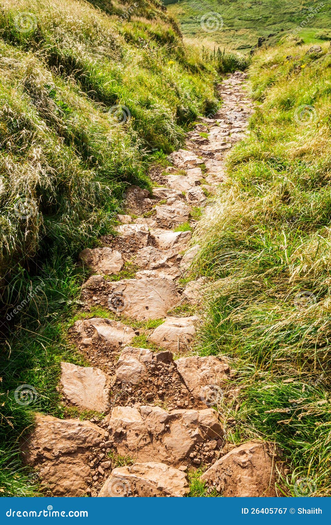 Stone Footpath in the Mountains Stock Image - Image of cliff, footpath ...