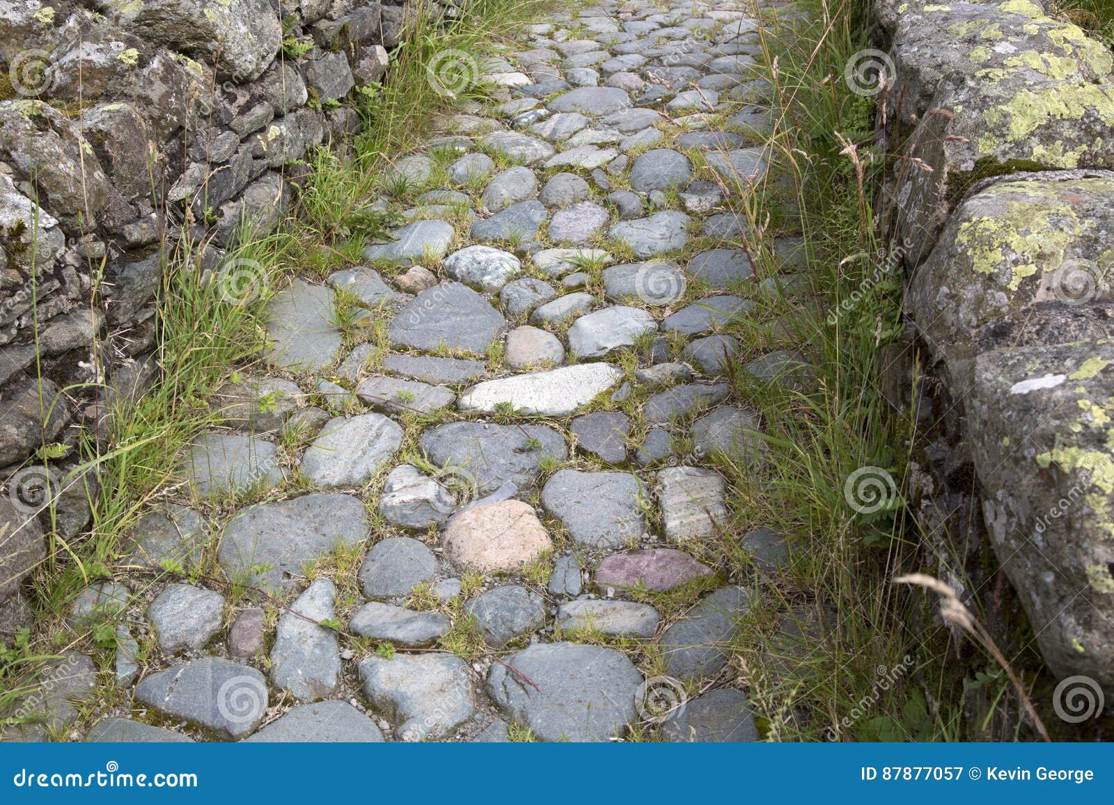 Stone Footpath, Watendlath; Lake District Stock Image - Image of ...
