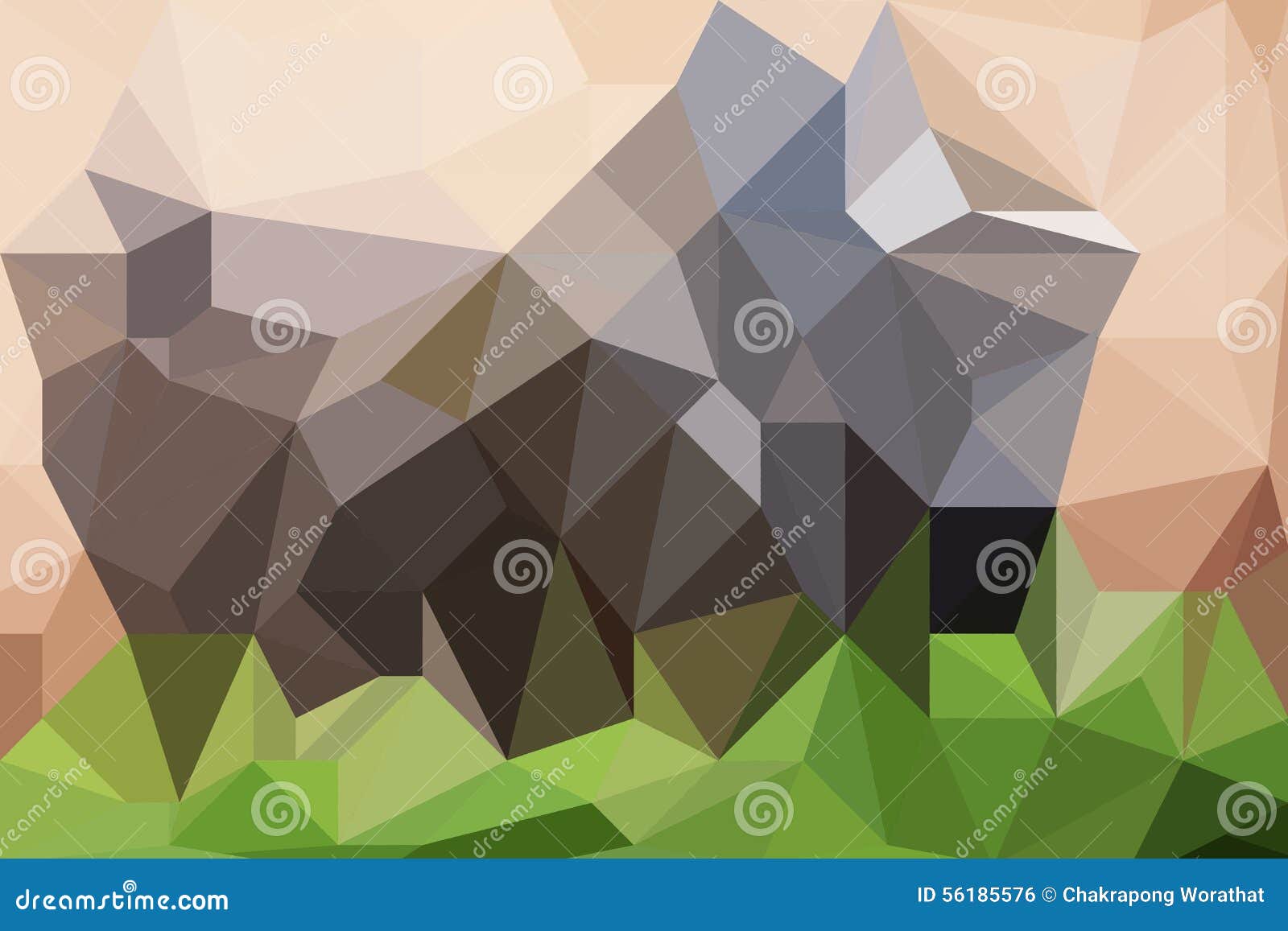 Stone and Forest Grass Abstract Geometric Background Texture. Stock ...