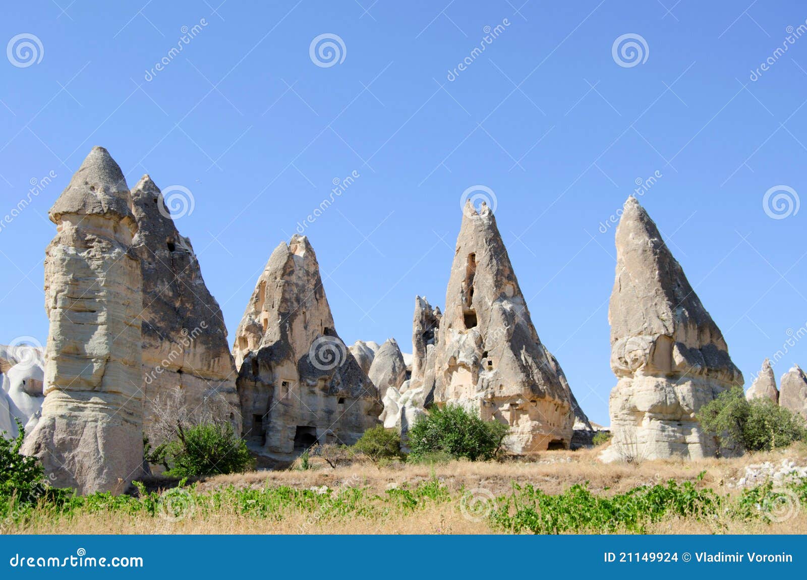 Stone Formation of Cappadocia Turkey Stock Photo - Image of nature ...