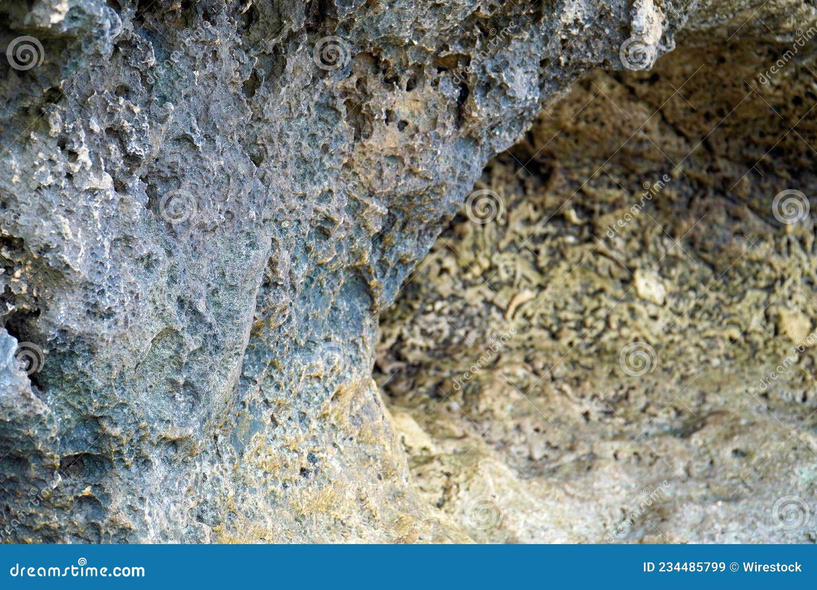 Stone Formation Textured Surface in the Cave Stock Image - Image of ...