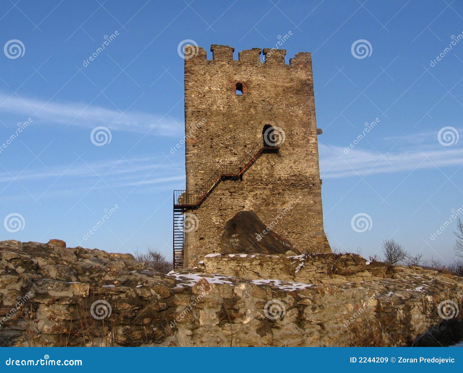 Stone fortress stock image. Image of bright, standing - 2244209