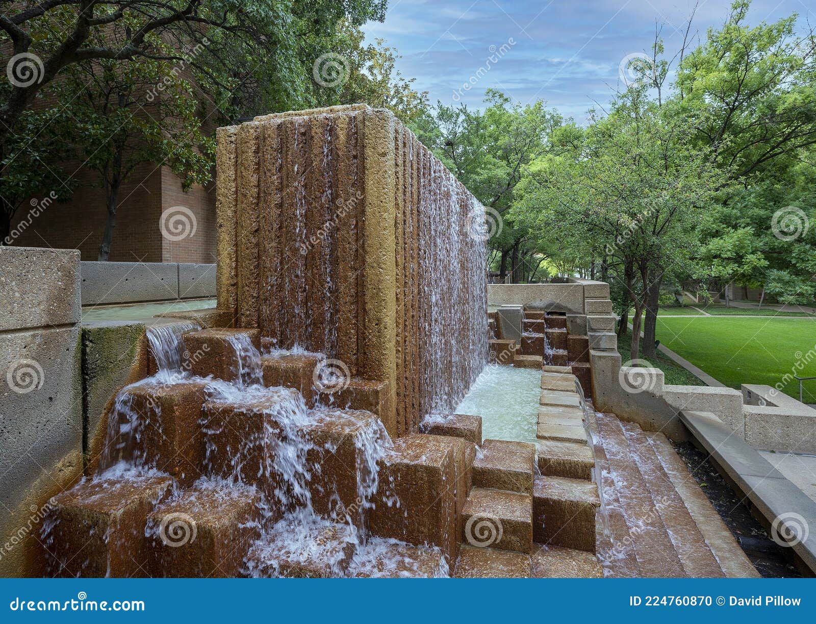 Stone Fountain in the Courtyard of the Architecture Building of the ...
