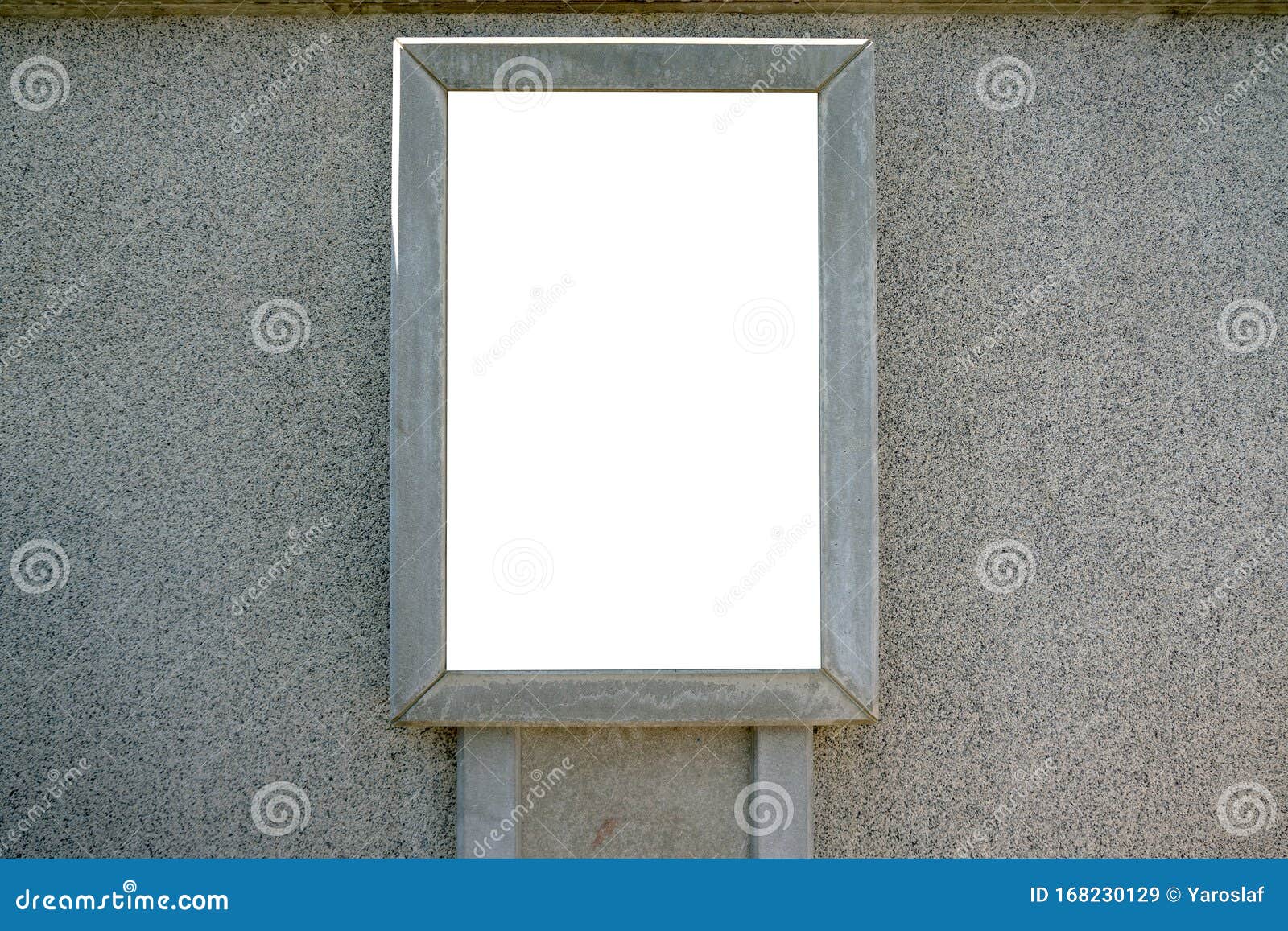 Stone Frame with Empty Blank White Place Stock Image - Image of space ...