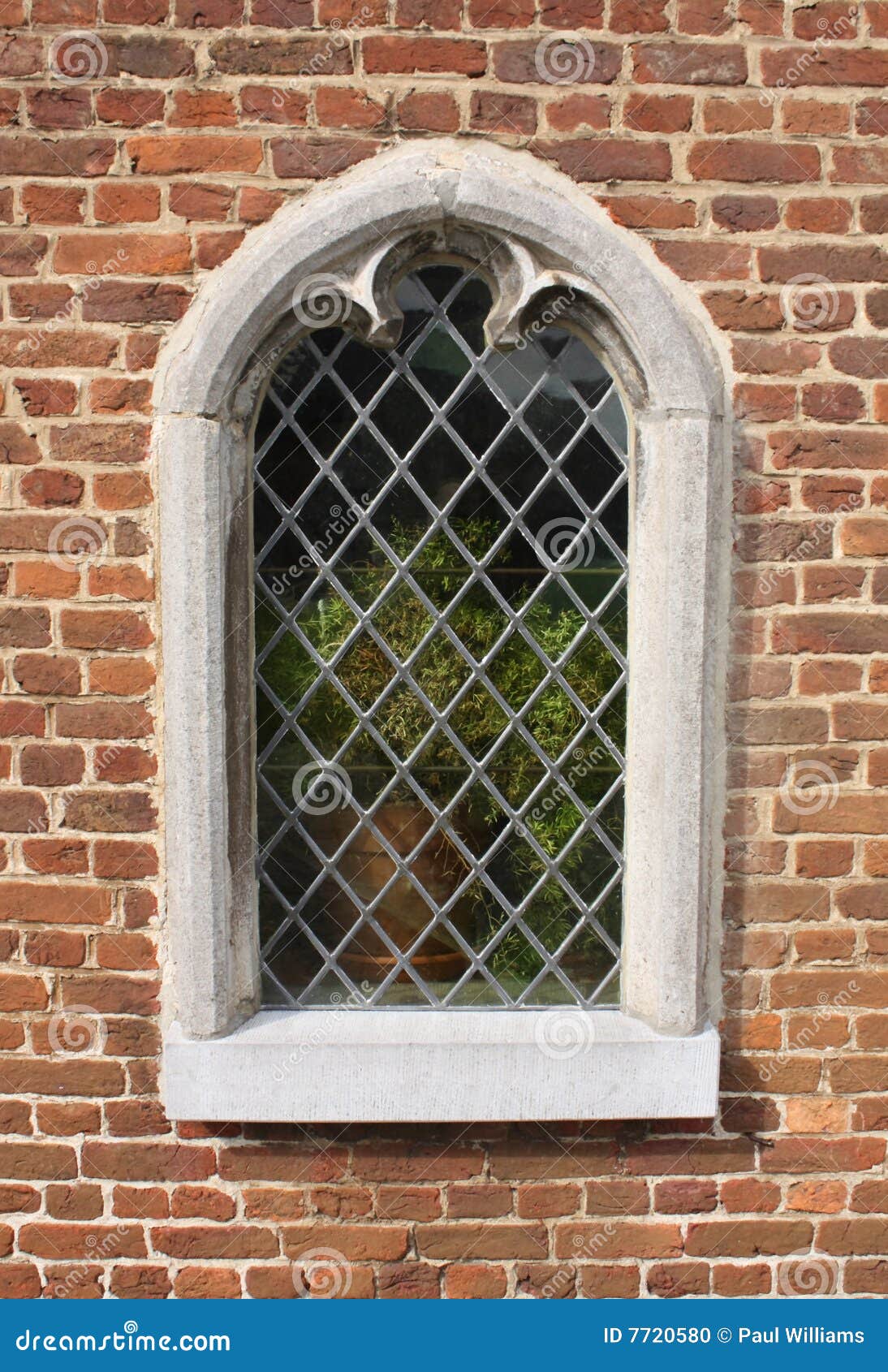 Stone Framed Window stock photo. Image of stone, flemish - 7720580
