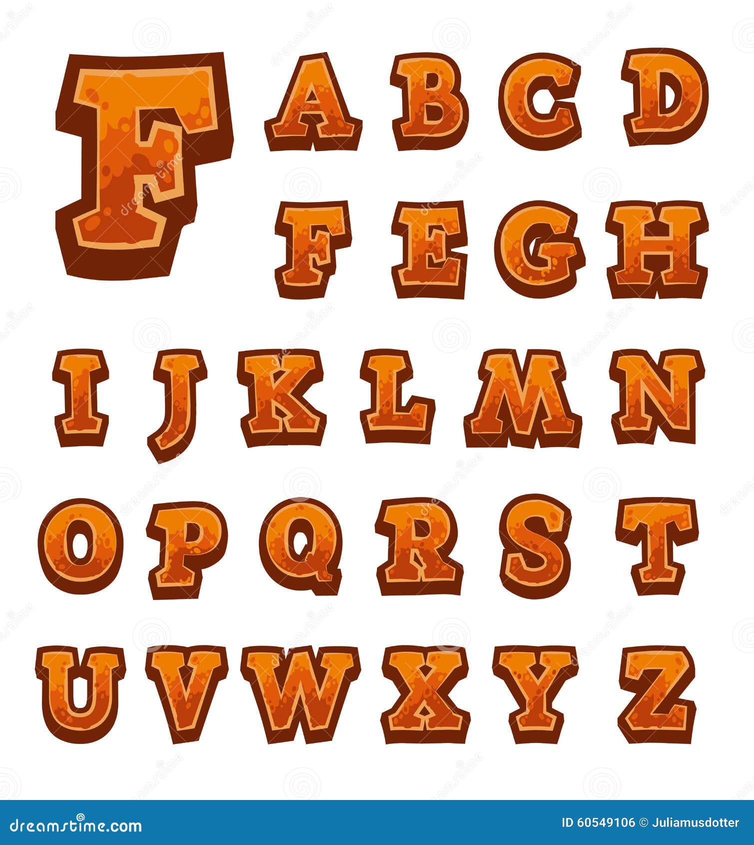 Stone Game Alphabet For User Interfaces Vector Illustration ...