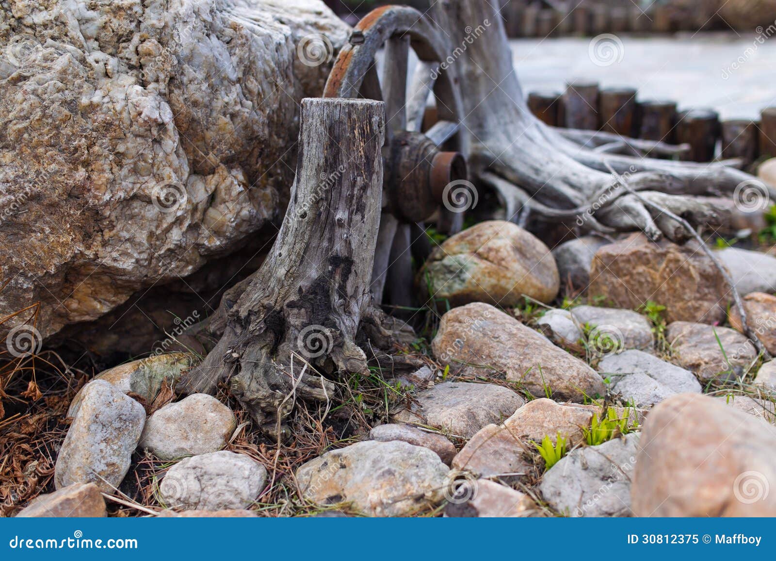 Stone garden stock image. Image of nature, park, peaceful - 30812375