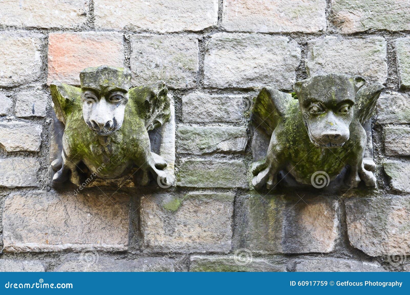 Stone gargoyle stock image. Image of element, gothic - 60917759