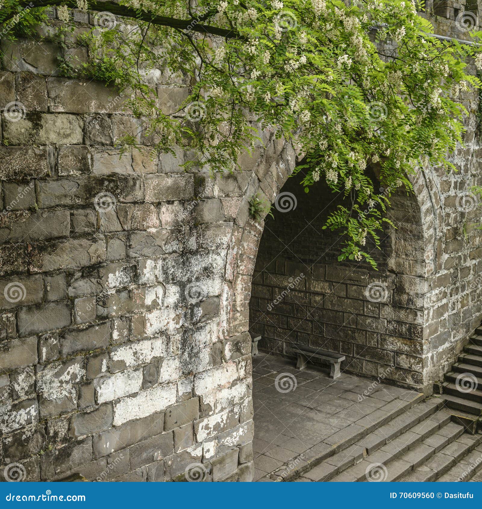 Stone gate stock photo. Image of ancient, arch, vintage - 70609560