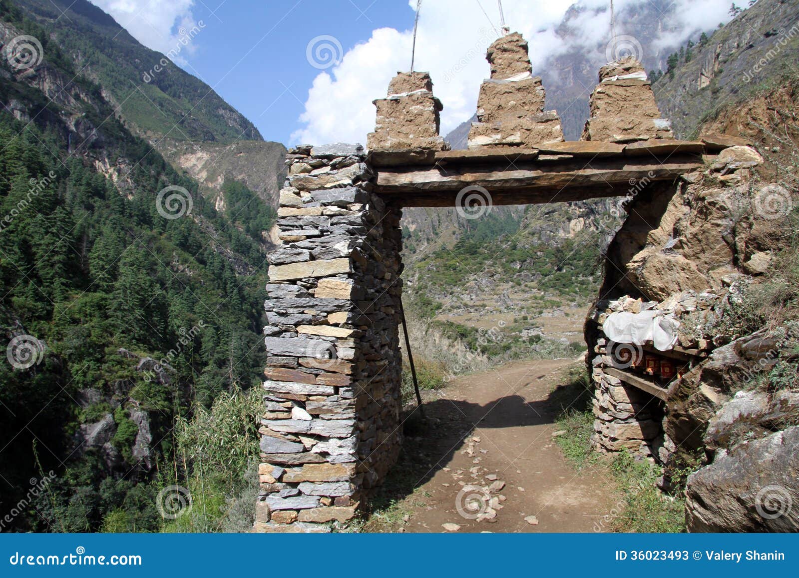 Stone gate stock image. Image of open, door, entrance - 36023493