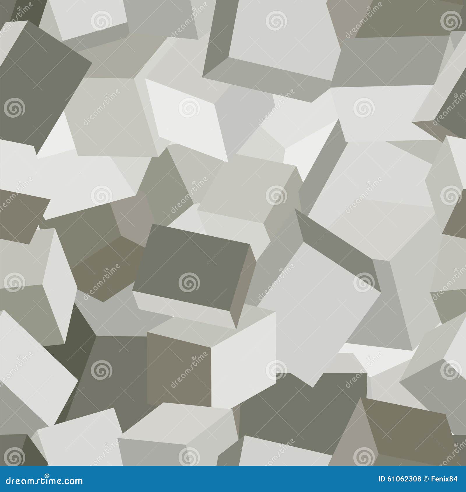 Geometric Camouflage Seamless Pattern. Abstract Modern Camo, White ...