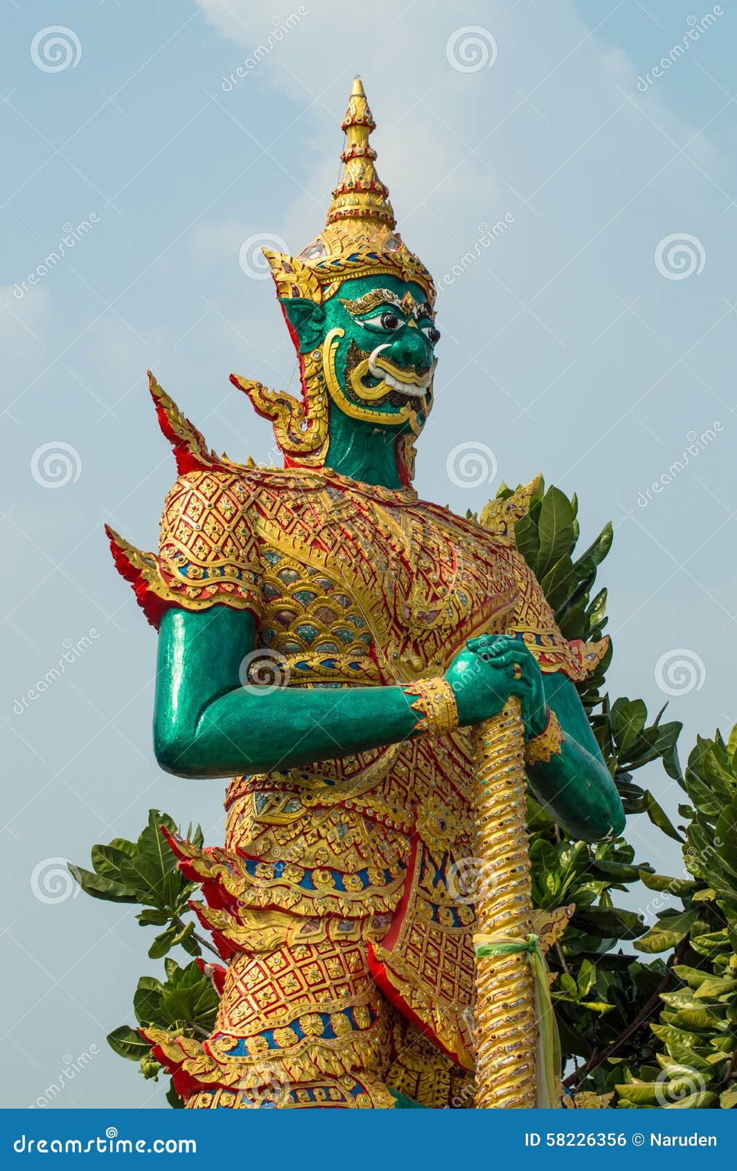Stone giant stock photo. Image of grand, gold, buddhist - 58226356