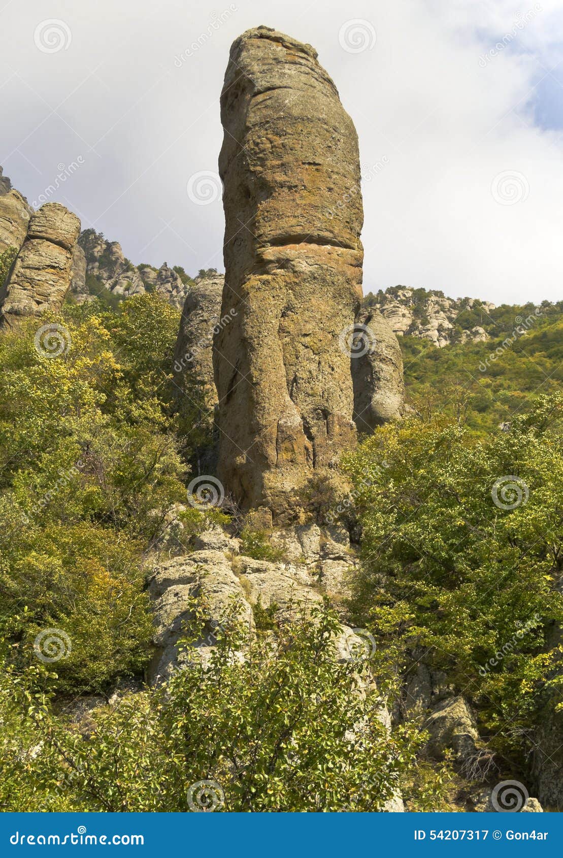 Stone Giant Sculpture Guarding The Temple Stock Image | CartoonDealer ...