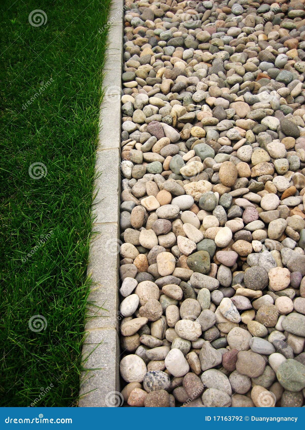 Stone and grass stock photo. Image of green, alley, curve - 17163792